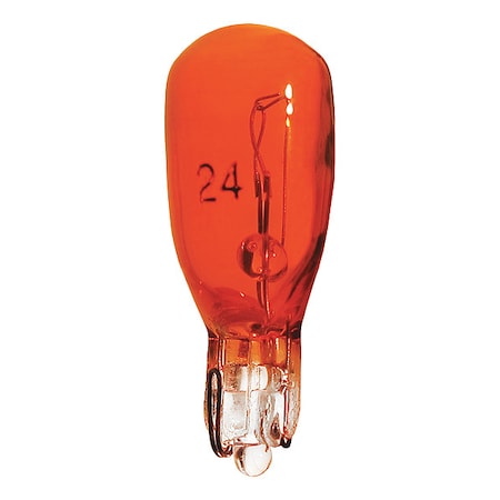 Lumapro LUMAPRO 3W, T2 3/4 Miniature Incandescent Bulb 24NA-2PK | Zoro