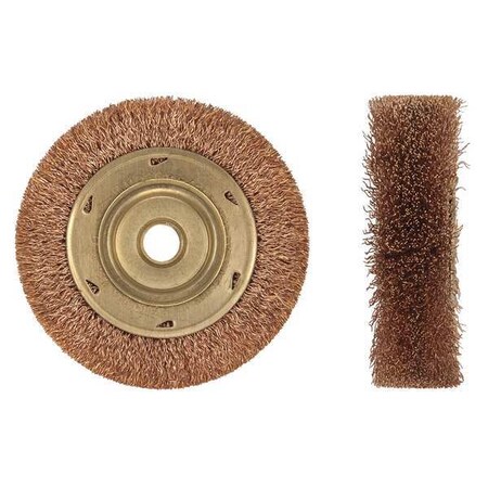 Ampco Safety Tools Nonsparking Crimped Wire Wheel Wire Brush WB-20C | Zoro