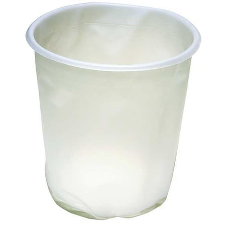 Zoro Select Beige High Density Polyethylene, Pail Liner 2-PL-250 | Zoro