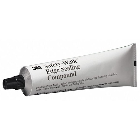 3M Edge Sealing Compound, 5 oz, Tube, Clear, Hybrid Base, Safety-Walk ...