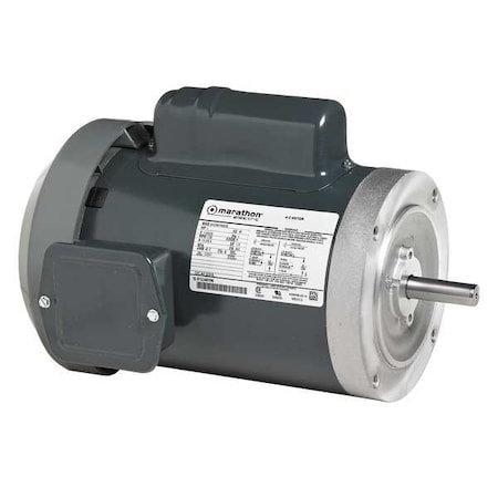 Marathon Capacitor-Start General Purpose Motor, 1/2 HP, 115/230 Voltage ...