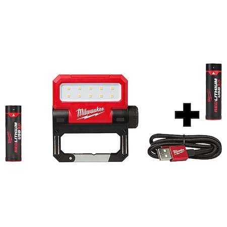 Milwaukee Tool USB Pivoting Flood Light + 3.0 BATTERY 2114-21,48-11 ...