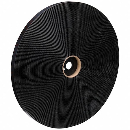 3M 50 yd x 1 in. Self-Mating Reclosable Fastener, Black Roll, Acrylic ...