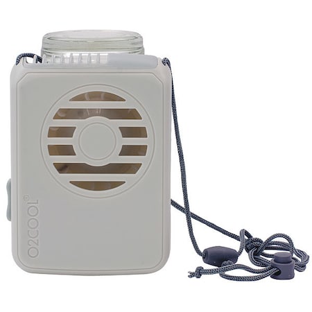 Treva/O2Cool Necklace Fan, 1 Speeds, Gray, Breakaway Lanyard (FN02801 ...