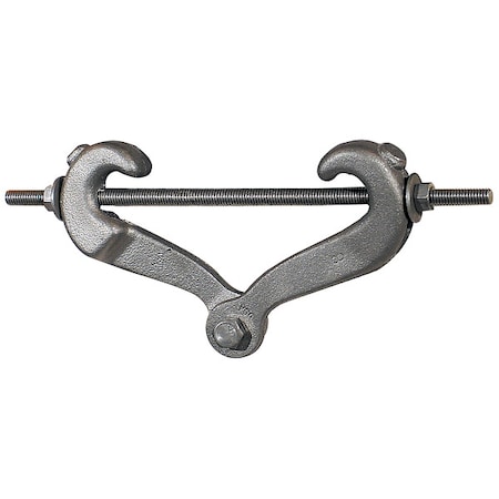 Anvil Beam Clamp, Tong Style, 7/8"Rod Size 500343207 | Zoro