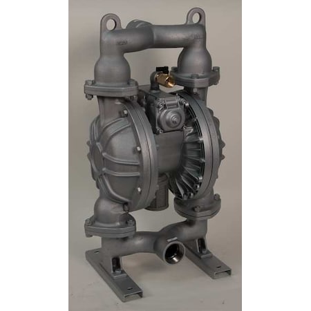 Dayton Double Diaphragm Pump, Cast iron, Air Operated, Santoprene, 107 ...