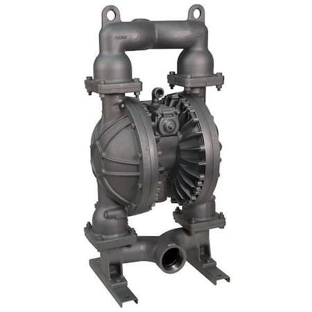 Dayton Double Diaphragm Pump, Cast iron, Air Operated, Santoprene, 215 ...