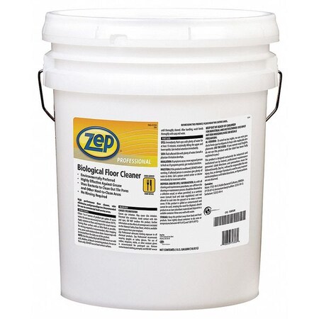 Zep Biological Floor Cleaner, Green, Lemon R17035 | Zoro