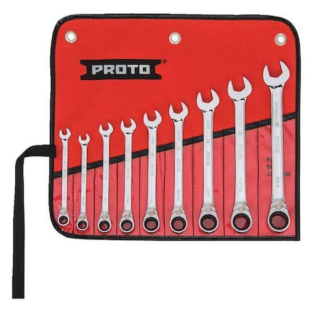 Proto Ratcheting Wrench Set, Combination JSCVT-9S | Zoro