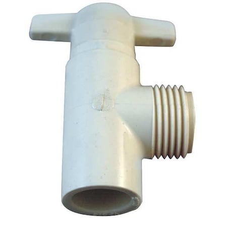 Zoro Select CPVC Angle Valve, Schedule 40 DWV, 1/2" Pipe Size, MNPT x ...