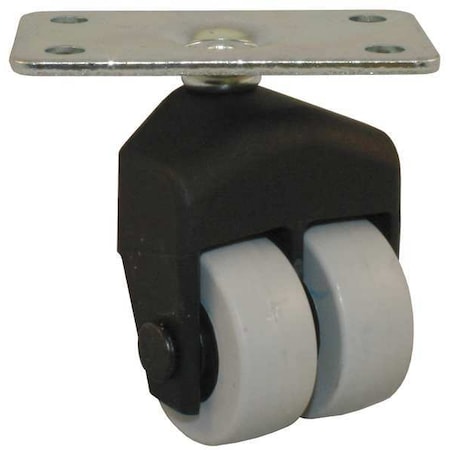 Jacob Holtz Dual Wheel Swivel Caster, 150 lb, 1-1/2 In, TPR 155-2XTPR ...