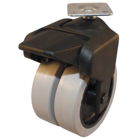 Jacob Holtz Dual Wheel Swivel Caster w/Brake, 150 lb, 3 In. 305-2XPU-00 ...