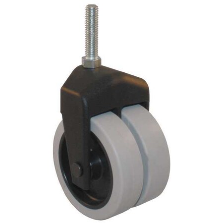 Zoro Select Dual Wheel Swivel Caster, 150 lb, 3 In, Polyurethane 305 ...