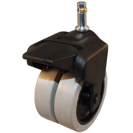 Jacob Holtz Dual Wheel Swivel Caster w/Brake, 150 lb, 3 In. 305-2XPU-51 ...