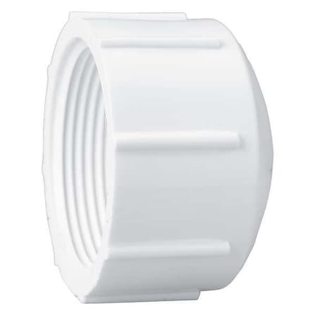 Zoro Select PVC Cap, FNPT, 2 in Pipe Size 448020 | Zoro