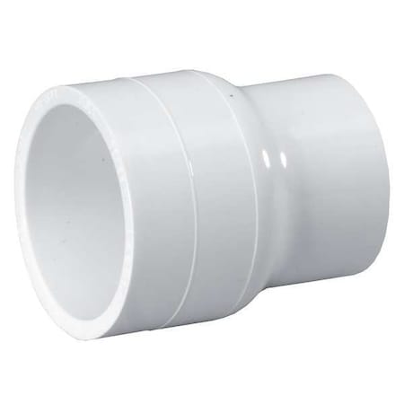 Zoro Select PVC Reducing Coupling, Socket x Socket, 6 in x 4 in Pipe ...