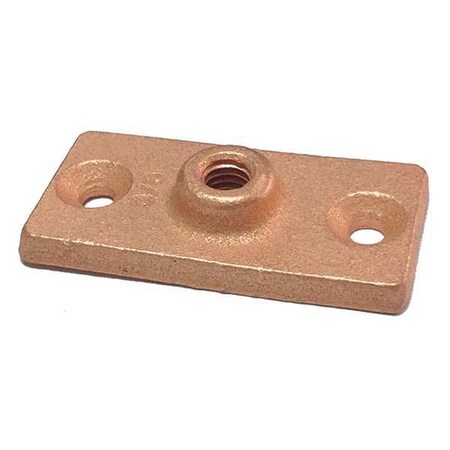 Zoro Select Rod Hanger Plate, 4 In, Malleable Iron 22FP85 | Zoro