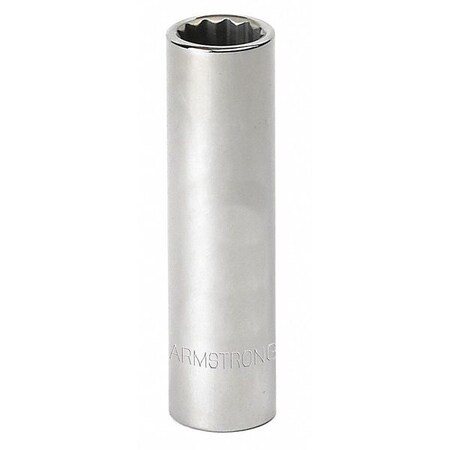 Armstrong Industrial Hand Tools 1/2" Drive, Hex SAE Socket, 12 Points ...