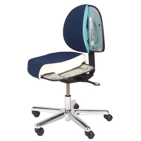 Cramer Polyurethane Task Chair, 21-1/2" to 29", No Arms, Black TPMM4 ...