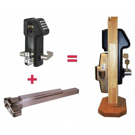 Marks Usa Access Control Keypad w/ Rim Panic, Black M9900LITE/32D | Zoro