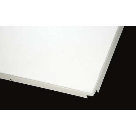 Armstrong MetalWorks SecureLock Ceiling Tile, 24 in W x 24 in L, Square ...