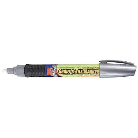 Grout-Aide Grout Marker, Medium Tip, Gray Color Family 05031 | Zoro