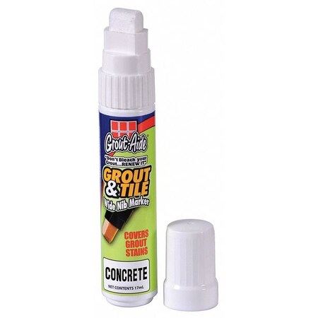 Grout-Aide Jumbo Grout Marker, Large Tip, Concrete Color Family 05153 | Zoro