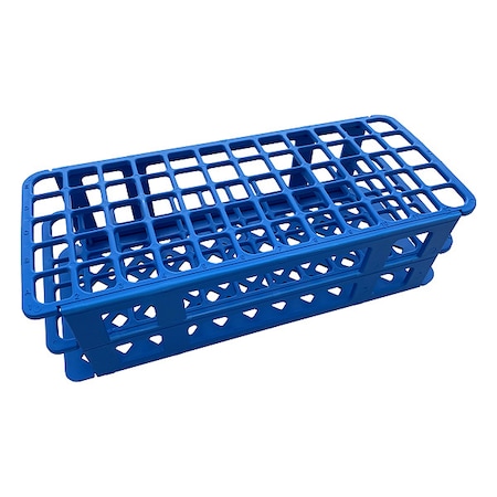 Dynalon Test Tube Rack, 6x12 Format, Blue, 2-5/8"H 225655-0002 | Zoro