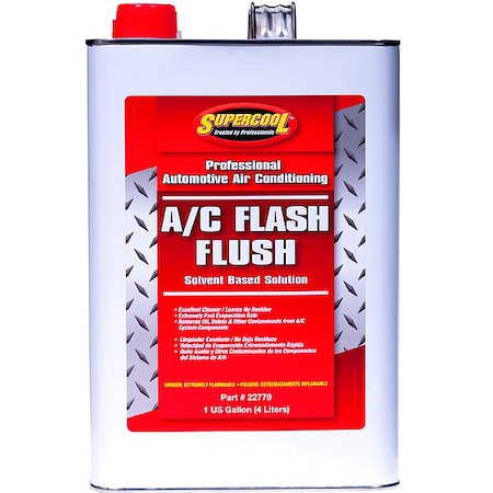 Supercool A/C Flash Flush, Solvent Based Can, 1 gal. 22779 | Zoro