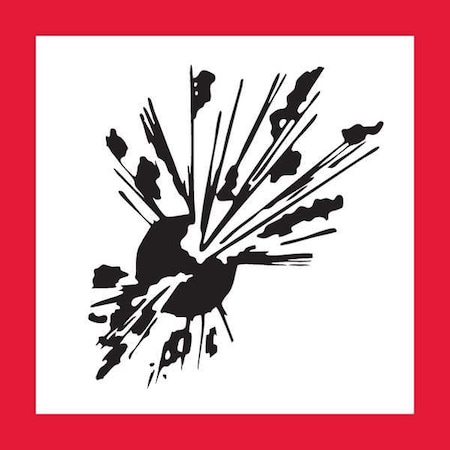 Ghs Safety Pictogram, Black/Red, Self Adhesive Vinyl, GHS1268 GHS1268 ...