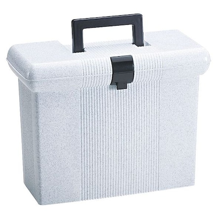 Pendaflex File Box, Plastic, 14 1/3 in W, 7 1/2 in D, 11 in H, Self ...
