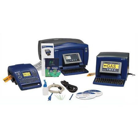 Brady Desktop Label Printer Kit, BBP85 Series, Multi-Color Capability ...