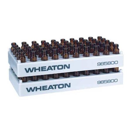 Wheaton Vial Rack, Holds 50, PK5 985800 | Zoro