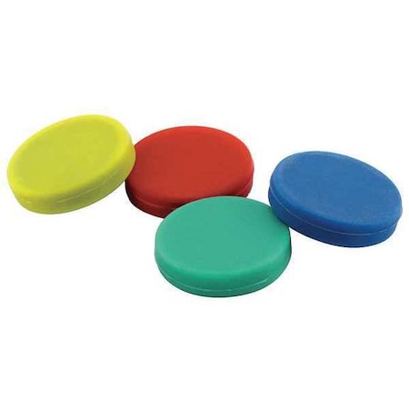 Master Magnetics Disc Magnets, Red, Blue, Green, Yellow, PK4 7591 | Zoro