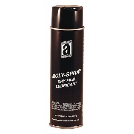 Anti-Seize Technology MOLY-SPRAY(TM) Dry Film Lubricant, 14 oz. 12014 ...