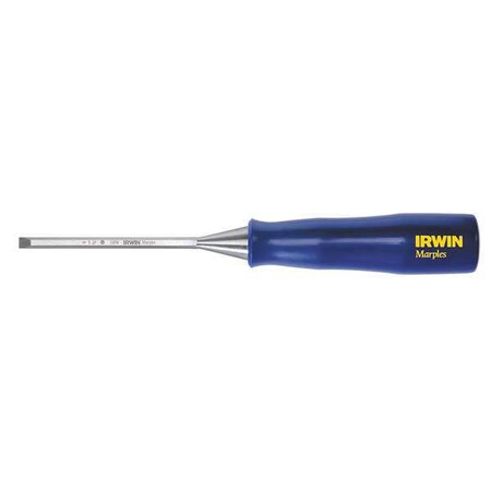 Irwin Wood Chisel, 1/4 x 3-1/2 In, Blue M44414N | Zoro
