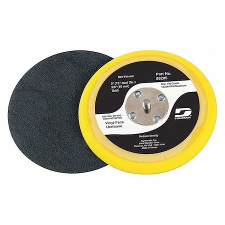 Dynabrade Non-Vacuum, Disc Pad, 5" dia. 56205 | Zoro