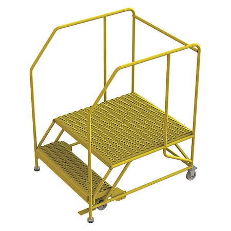 Tri-Arc Work Platform, 2-Step, 800 lb.Cap, Steel WLWP123636SL-Y | Zoro