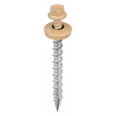 Acorn International Wood Screw, #9 X 2", Mocha Tan Metal 250 PK SW ...