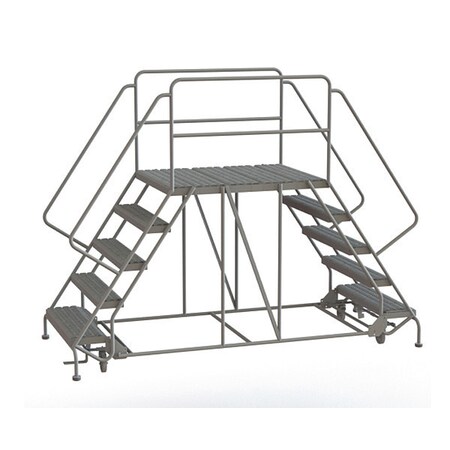 Tri-Arc Work Platform, 5-Step, Mobile, Double-Sided WLDS153647 | Zoro