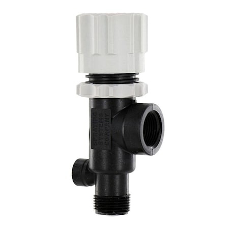 Teejet Pressure Relief/Reg Valve, 1/2"NPT, 150PSI 23120-1/2-PP | Zoro
