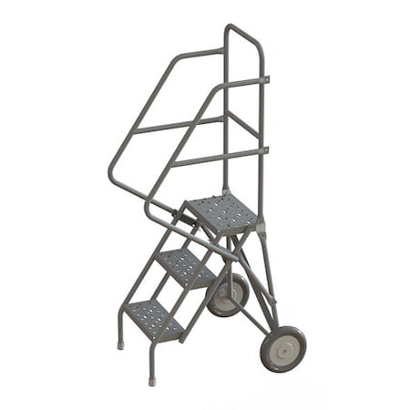 Tri-Arc Rolling Ladder, All-Terrain, 3-Step KDRF103166 | Zoro