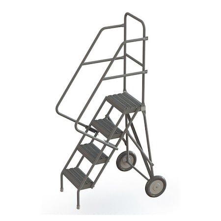 Tri-Arc Rolling Ladder, All-Terrain, 4-Step KDRF104162 | Zoro