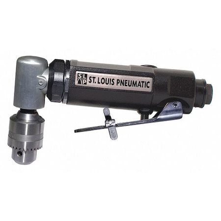 St Louis Pneumatic High Speed, 1/4", Angle Drill SLP-84025 | Zoro