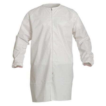 Dupont Lab Frock, ProClean(R), Serged, Knee Length, White, 30 PK ...