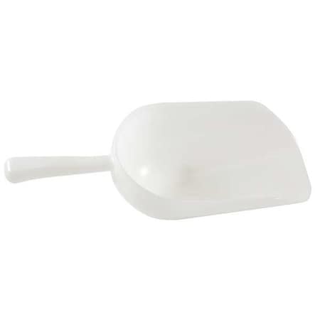 Zoro Select Scoop, Rounded, HDPE, 500mL, White, PK5 208075-0500 | Zoro