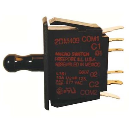 Honeywell Industrial Panel Mount Snap Action Switch, Finger Grip ...