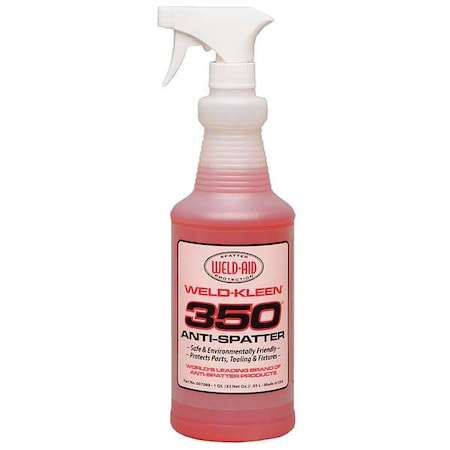 Weld-Aid Weld Kleen 350 Quart with sprayer 007089 | Zoro