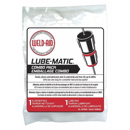 Weld Aid LUBE-MATIC® 007062 Combo Pak PK2 one black and one red pad ...