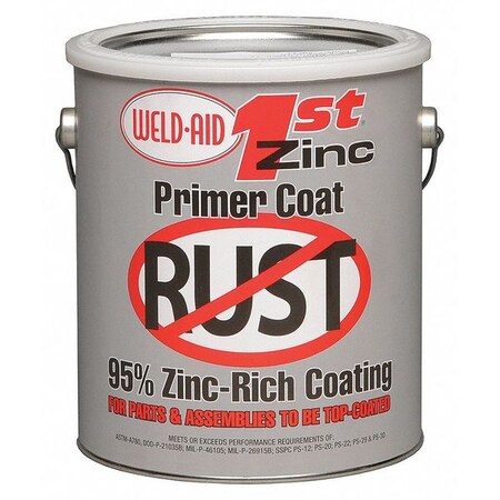 Weld-Aid 12.5 oz. Gray Zinc Rich Galvanizing Compound FZ-200 | Zoro